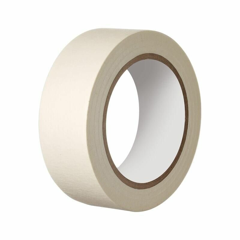 Клейкая лента КНР Малярная, 48 мм, 40 м, белая