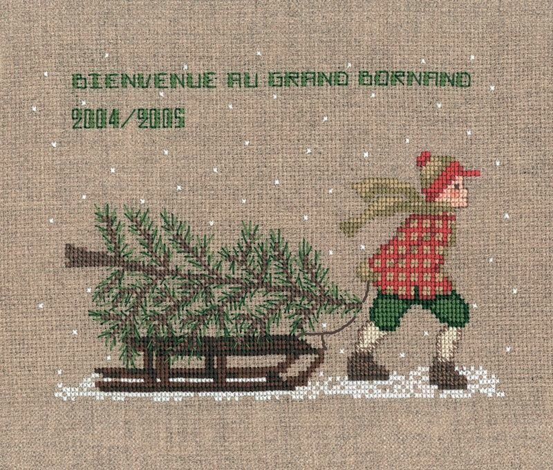 Набор для вышивания Le Bonheur Des Dames Traineau, Сани, 12х19 см (ND. BD.2324)