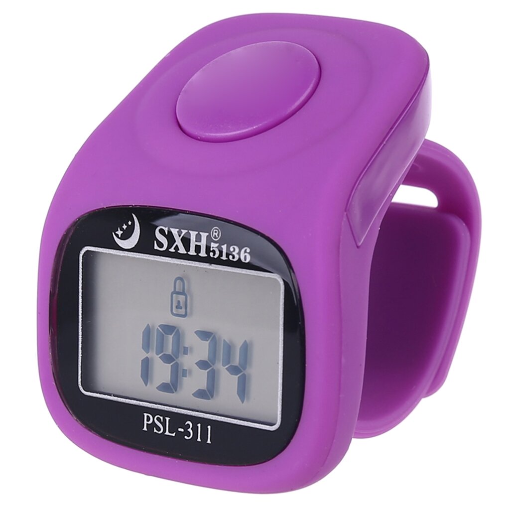 Счетчики пальцев 6 цифровых светодиодных электронных счетчиков пальцев Механический ручной кликер Трекер кругов Счетчик напоминаний