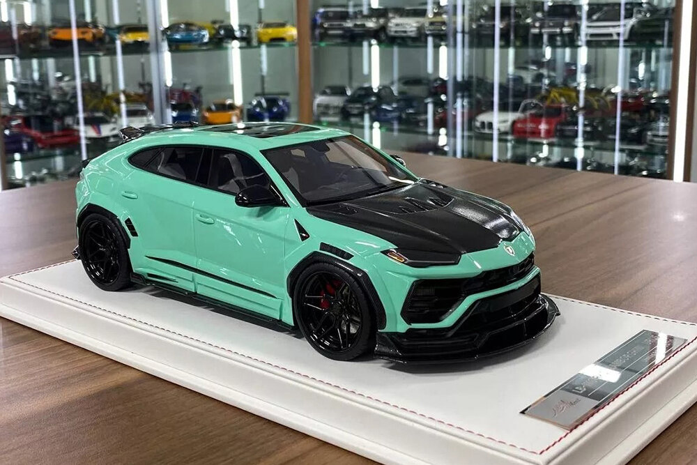 Модель коллекционная IVY Lamborghini urus lb works 2025 tiffany / ламборгини урус тиффани (тираж 30 экземпляров)