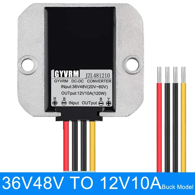 GYVRM DC-DC Конвертер 24V-12V 5-10A 36V48V TO 12V 10A