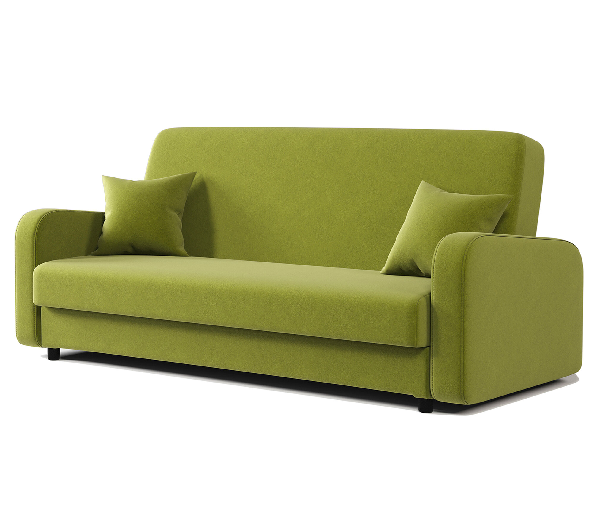 Диван-кровать Шарм-Дизайн Мелодия 140х190 см, диван раскладной, книжка, велюр Дрим эппл