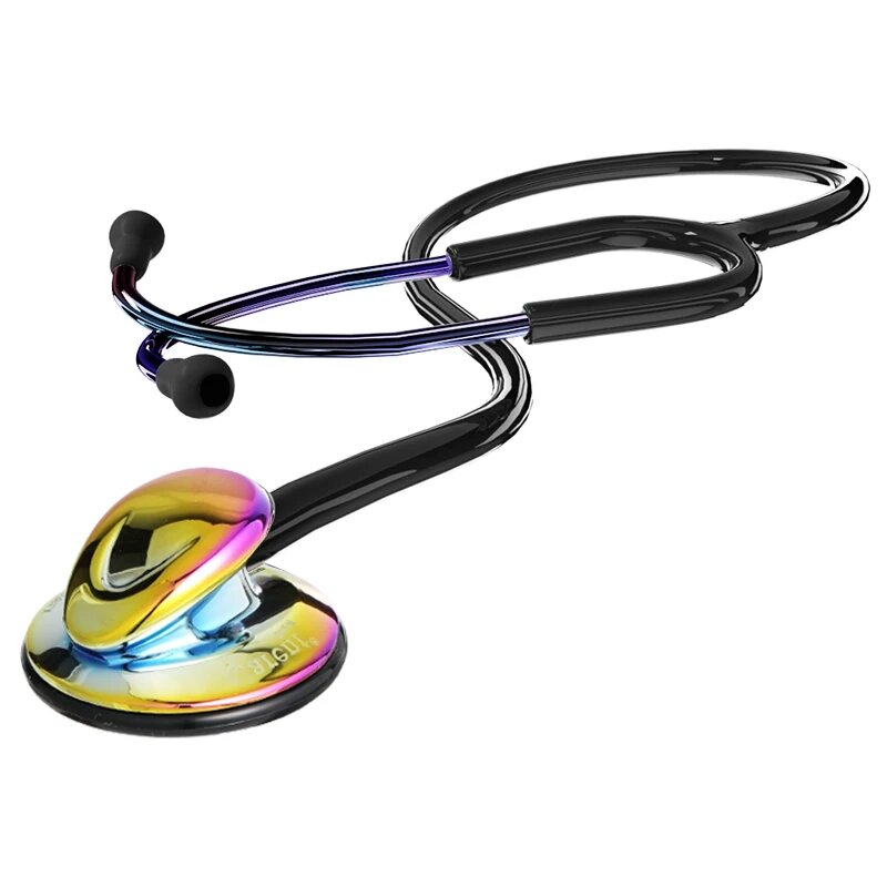 Профессиональный кардиологический стетоскоп CARENT Rainbow Black