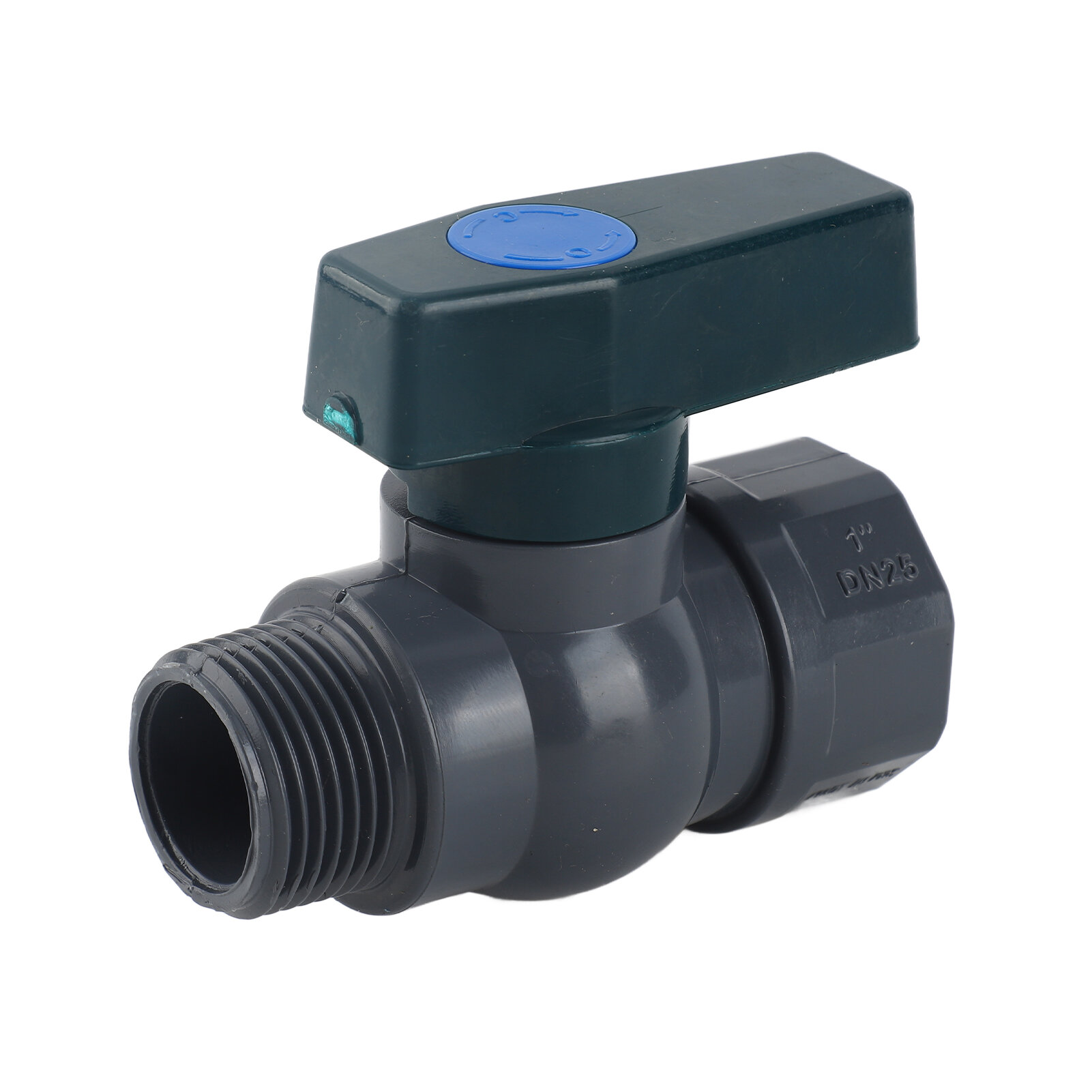 Комплект крана для дождевой бочки из ПВХ, простая установка, садовый водопроводный кран для улицы, диаметр 1 дюйм, DN25