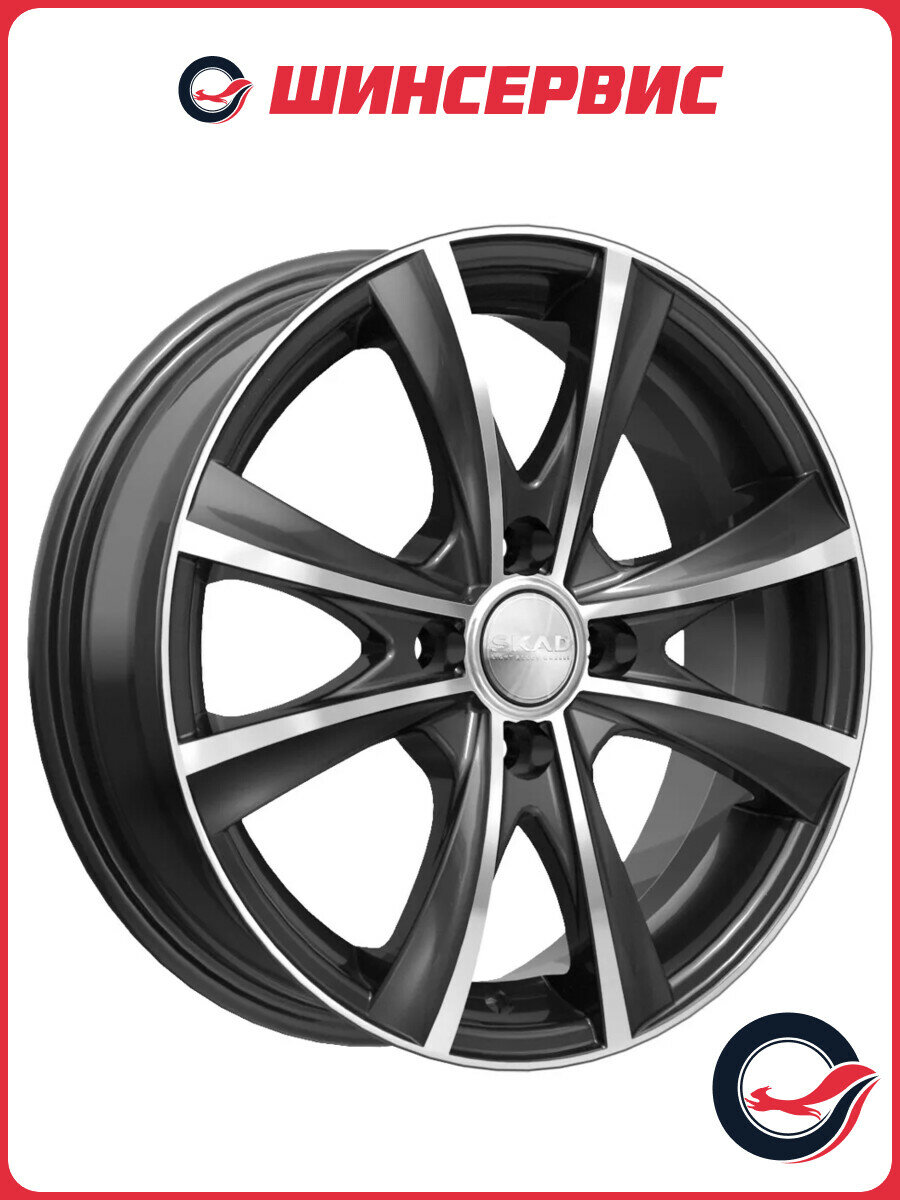 Литой диск Скад Мальта R15x6.0J 4x114.3 ET45 ЦО67.1