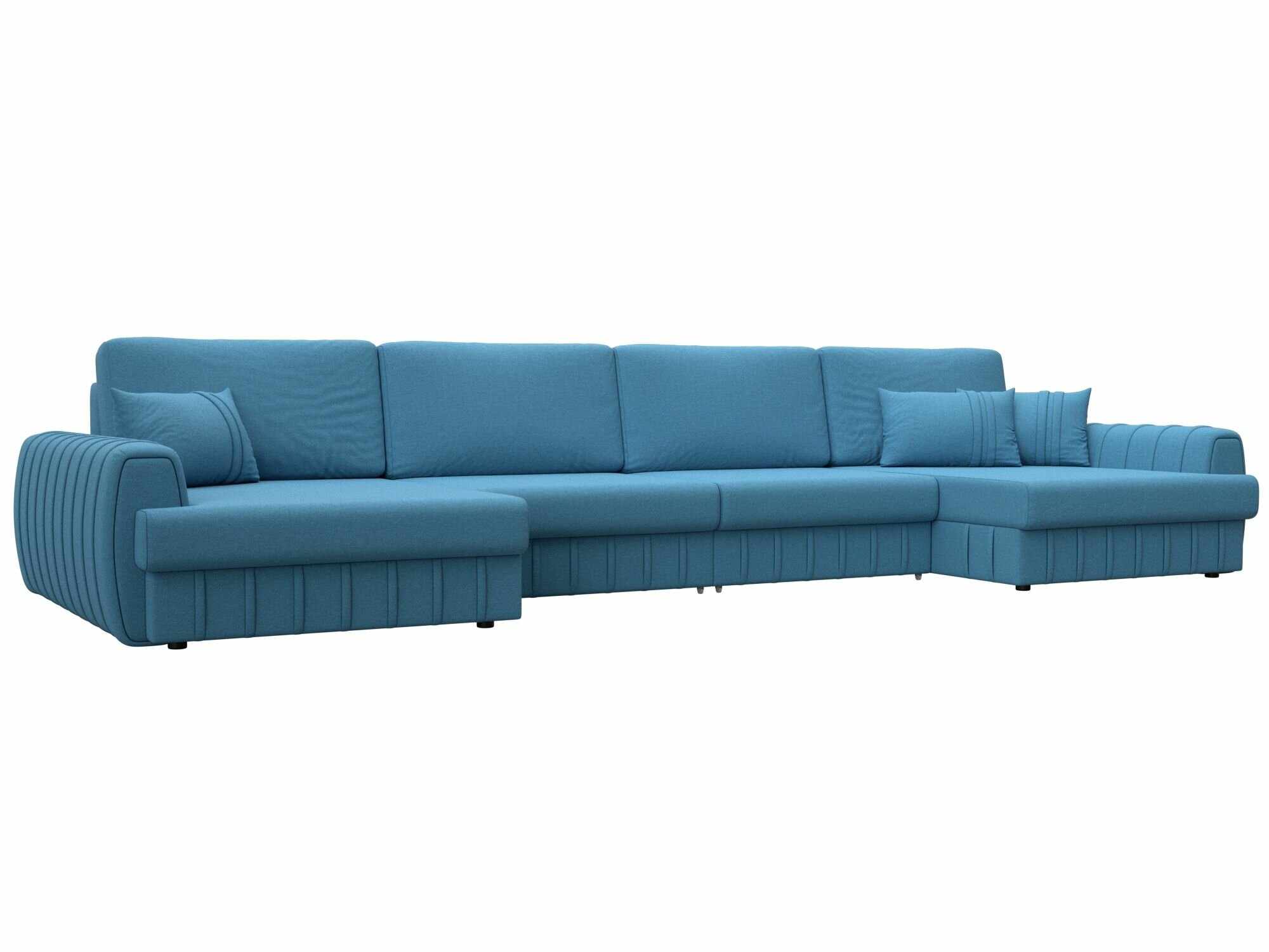 Диван П-образный Флоу НПБ Лонг, Рогожка