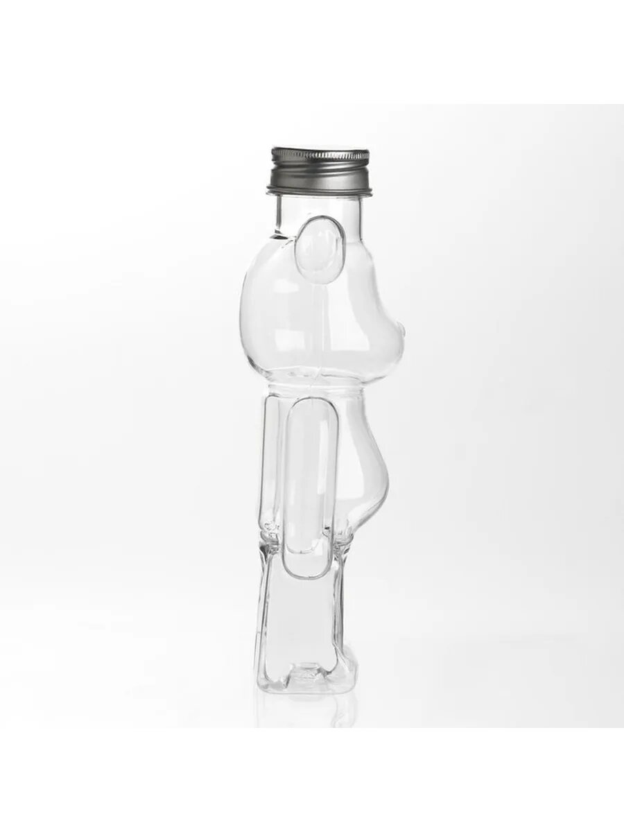 Яркая бутылка для напитков с мишкой, 350 мл