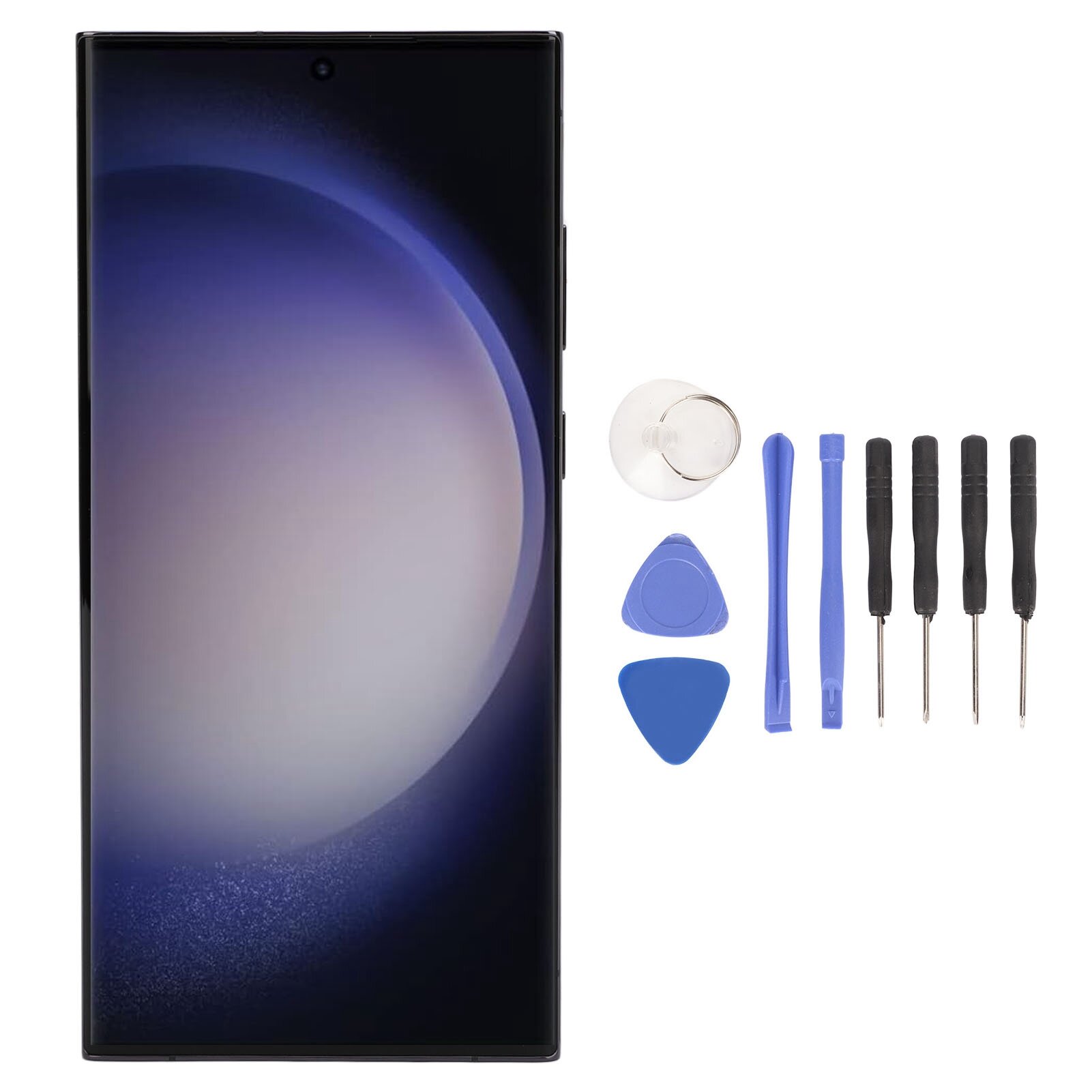 Сборка экрана дисплея Digitizer в сборе для Galaxy S23 Ultra 5G SM S918B 6.7IN Дисплей Экран Экран с ремонтом инструментов электрический черный