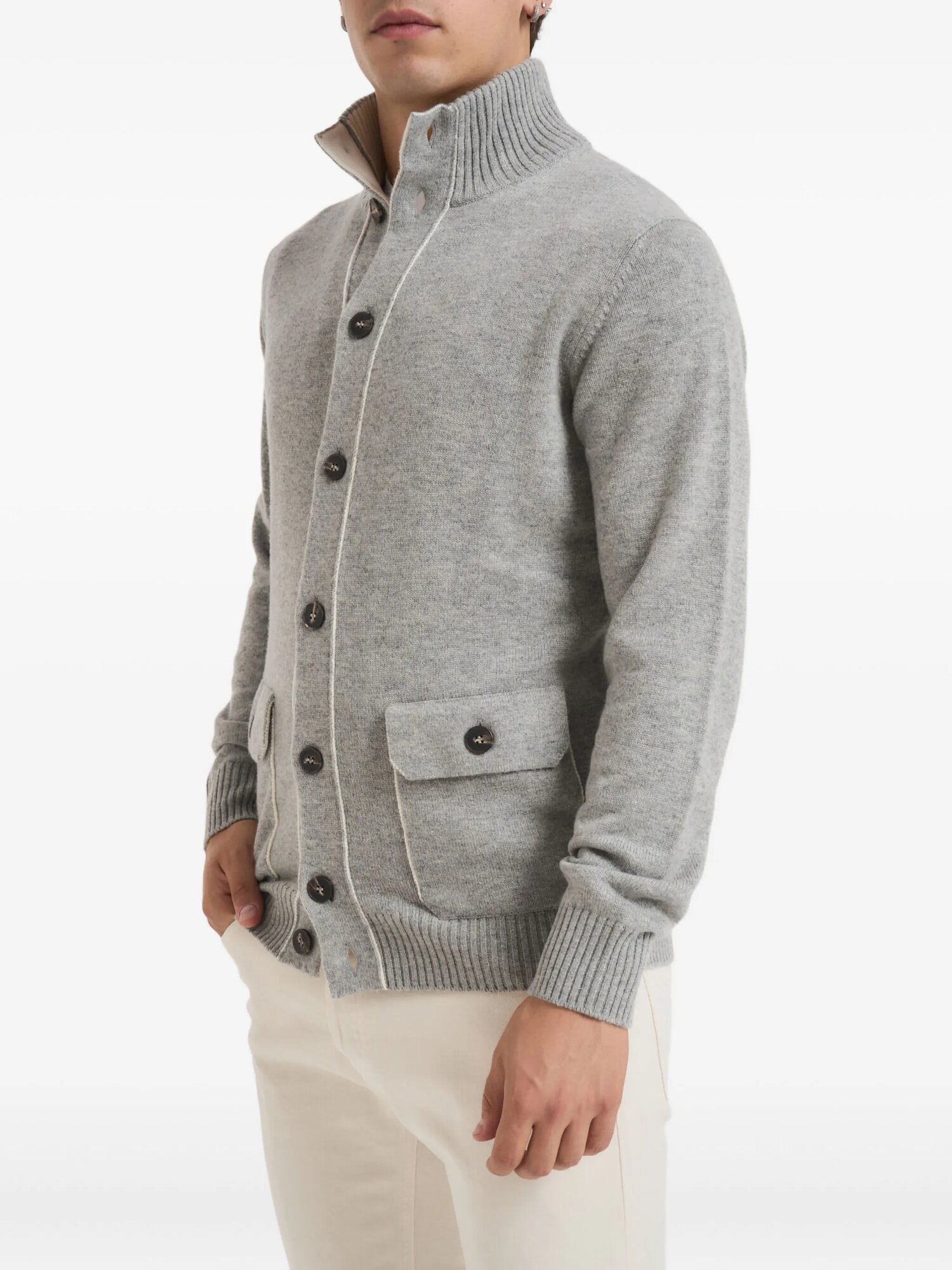Кардиган Kangra Cashmere Button-closure cardigan, размер 56 — фото 1