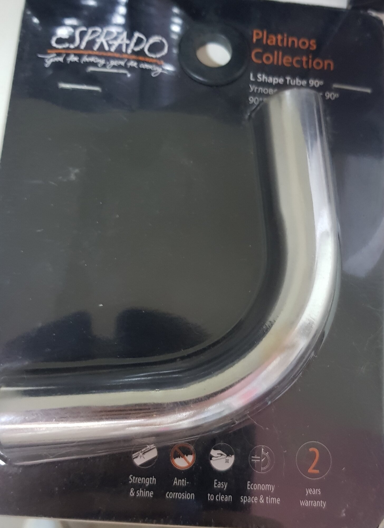 !09 Угловой рейлинг Platinos ESPRADO