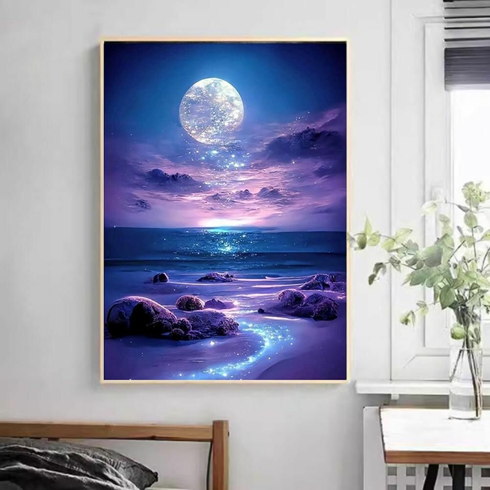 Алмазная мозаика 30x40 см, набор DIY для начинающих и взрослых, картина из страз мечтательный пейзаж для декора дома и релаксации, хобби антистресс