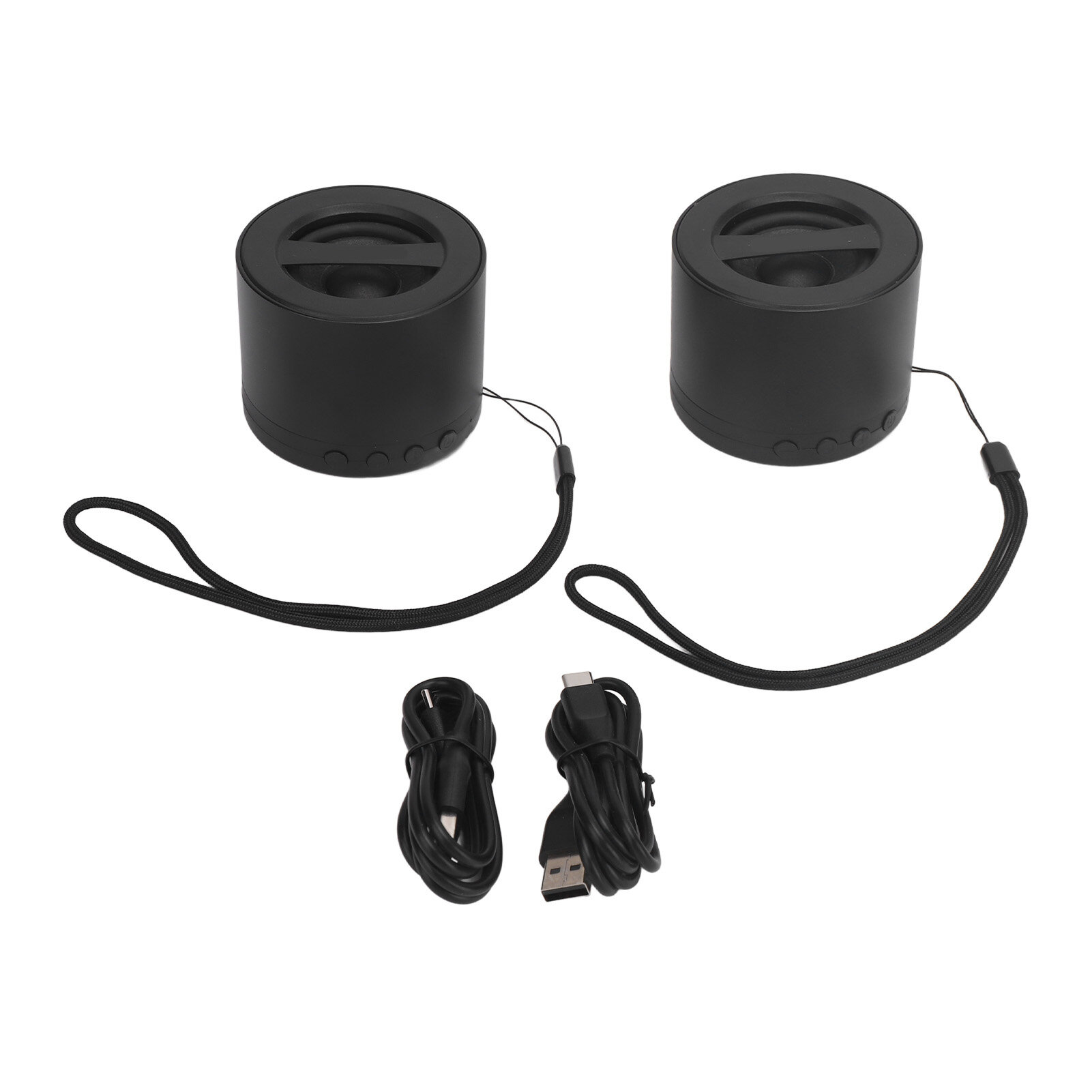 Автомобильная колонка с двумя Bluetooth-динамиками, портативная беспроводная колонка с функцией громкой связи и динамичным басовым звучанием для путешествий и использования на открытом воздухе