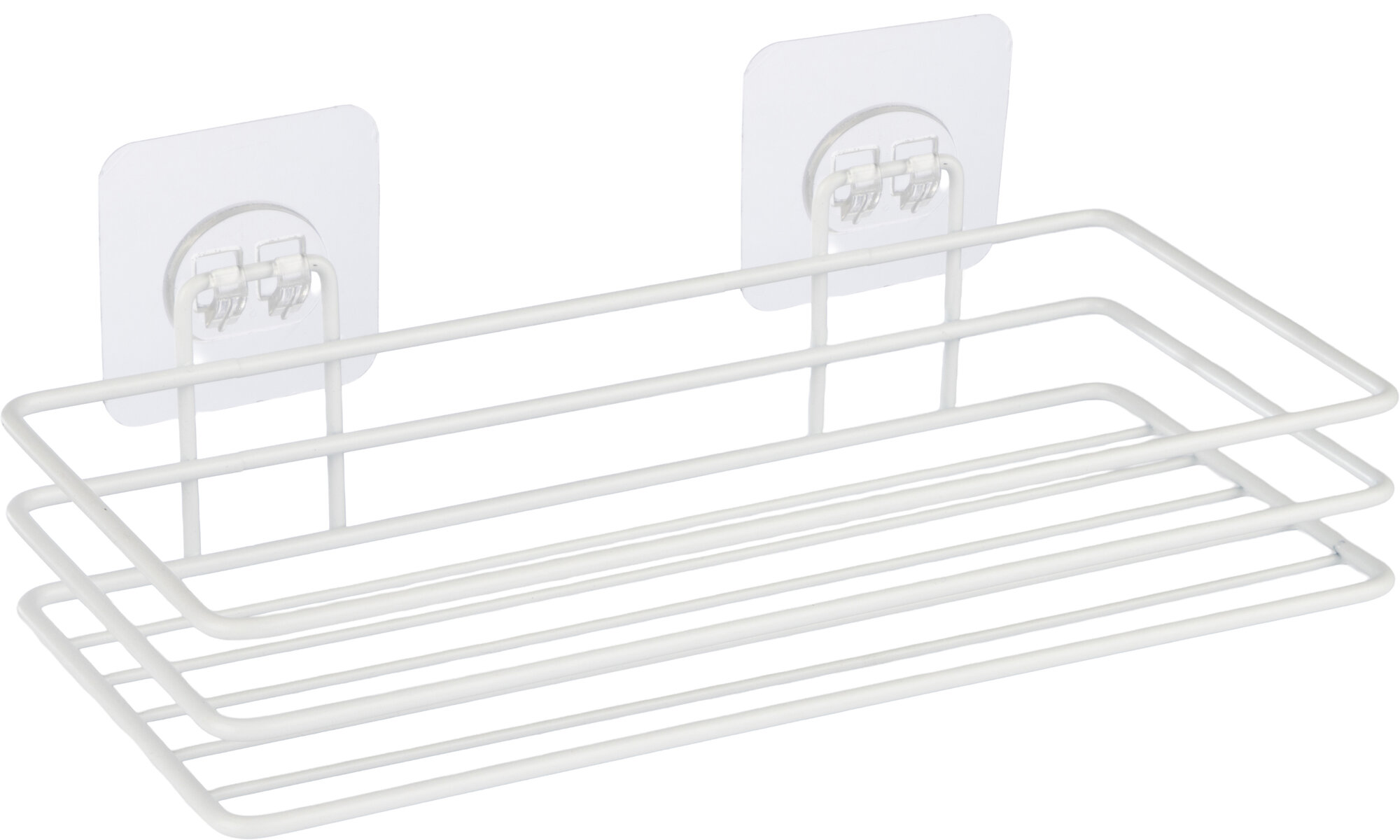 Полка подвесная большая WHITE (крепление: самоклеящаяся основа)