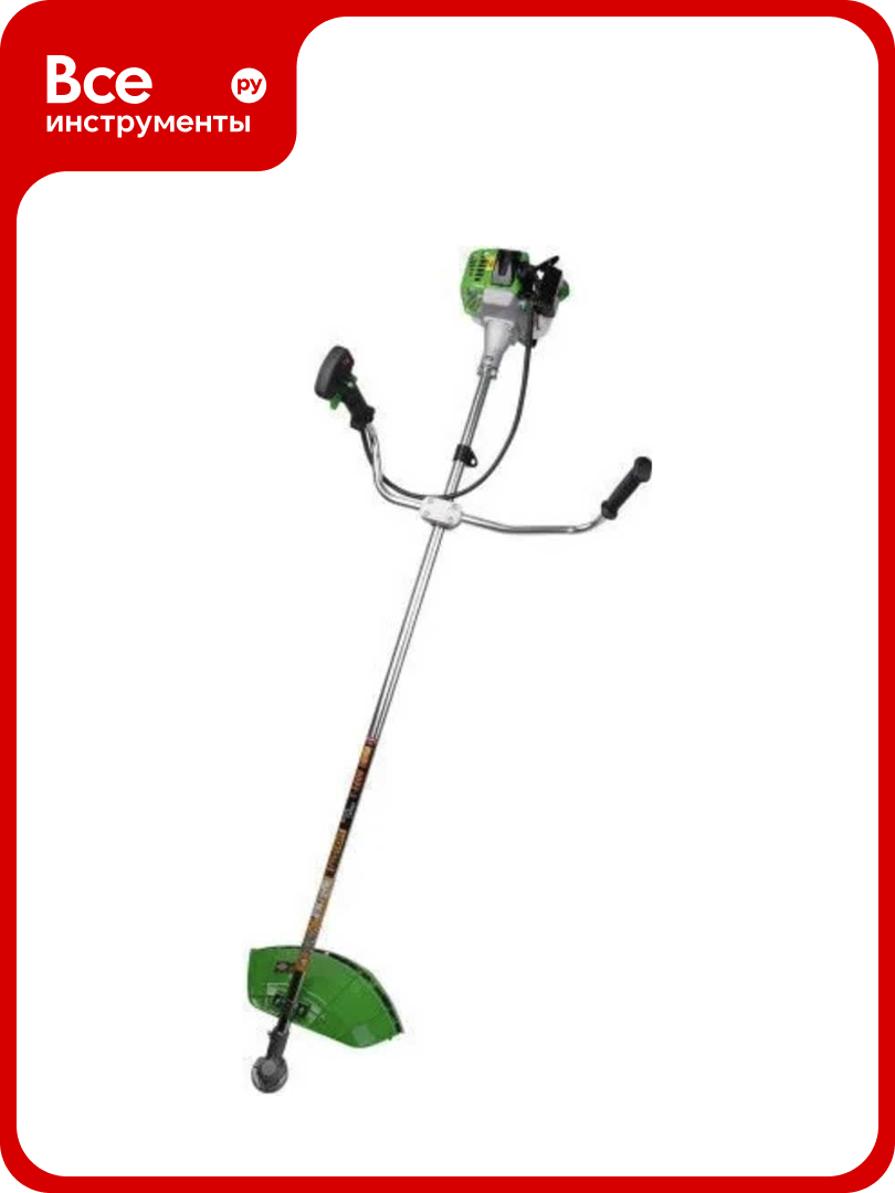 Коса бензиновая двухтактная PROCRAFT 25 см3, леска+диск+нож, неразборный вал T3800