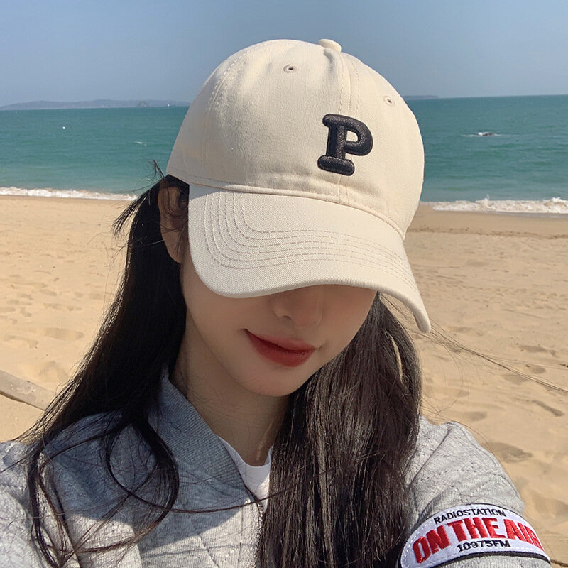 Бейсболка MB104, женская, бежевая, с твердым верхом, универсальная, всесезонная