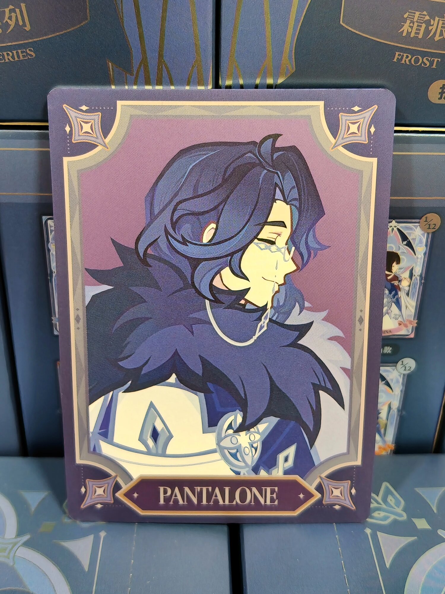 Fatui Pantalone Chibi Doll Genshin Impact Frost Flame Темно-синий, S-Limited card