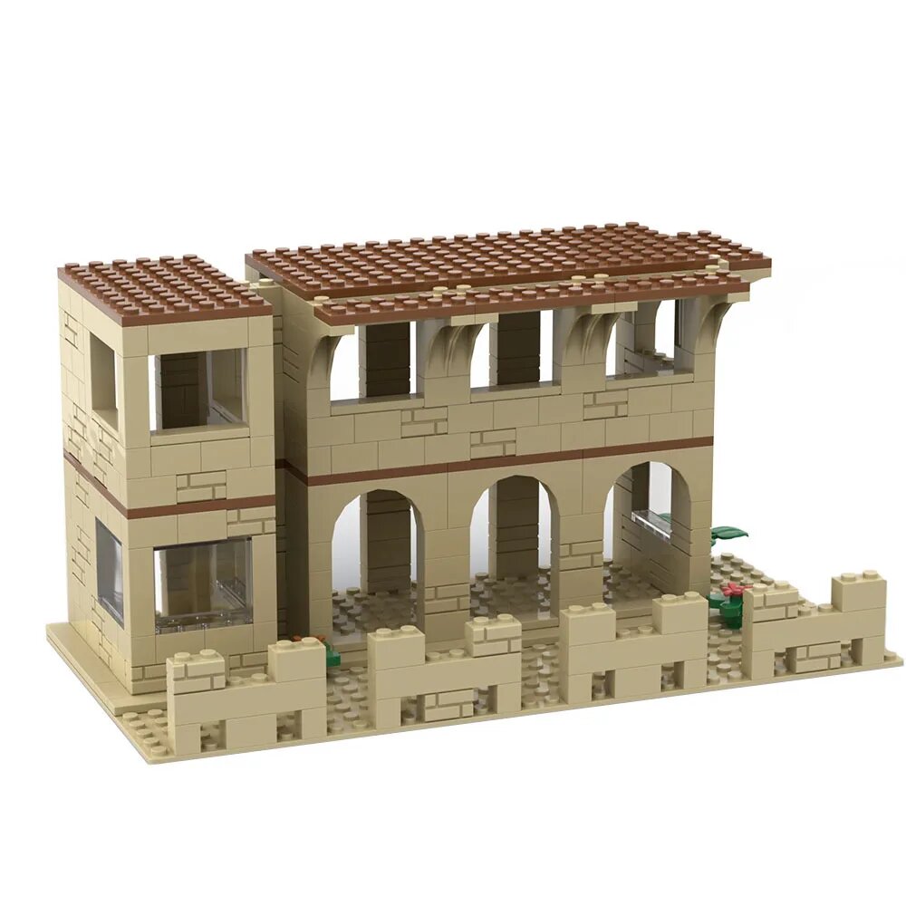 BRICKPANDA Военный набор блоков "Разрушенный дом", 6+ SD1015