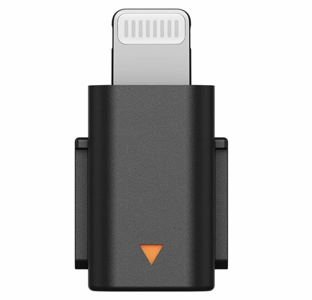 Оригинальный адаптер Mic Mini Phone (Lightning) позволяет приемнику DJI Mic Mini подключаться к мобильным устройствам Apple с портами Lightning для записи.