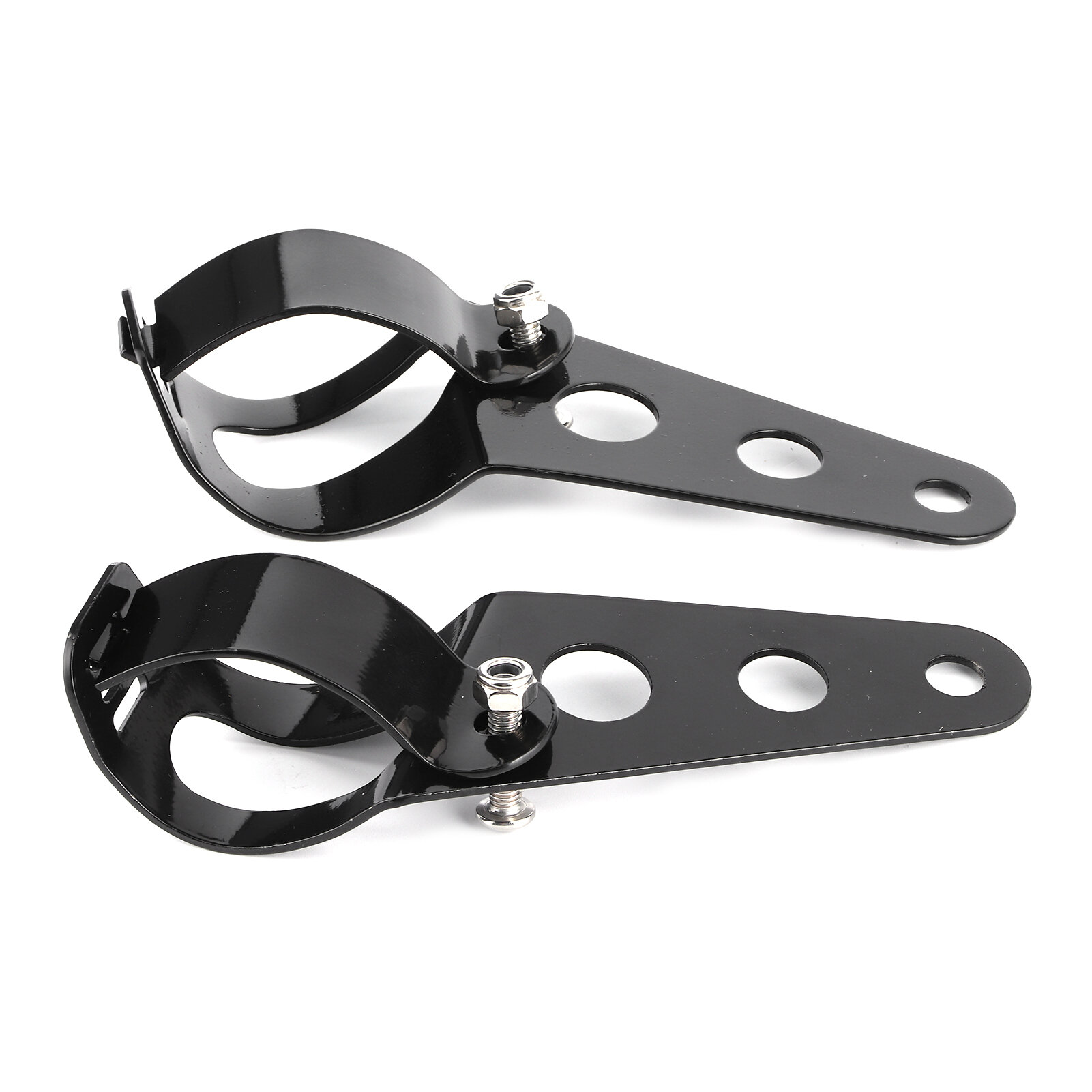 Универсальный кронштейн для крепления фары на мотоцикл 35 мм–43 мм, держатель фары на вилку для Honda