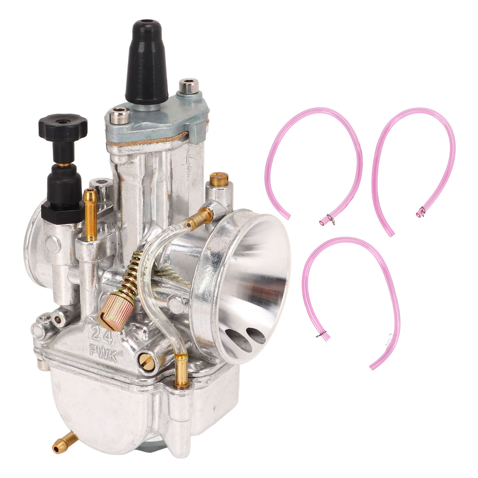 Карбюратор для мотоцикла с диаметром впускного отверстия 24 мм для двигателей объемом от 50 до 100 куб. см, скутеров, мотоциклов и квадроциклов