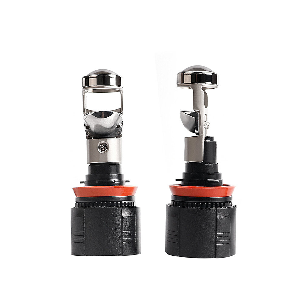 Светодиодные мини линзы Vizant цоколь H11 с чипом G-XPx3 6000lm 5000k