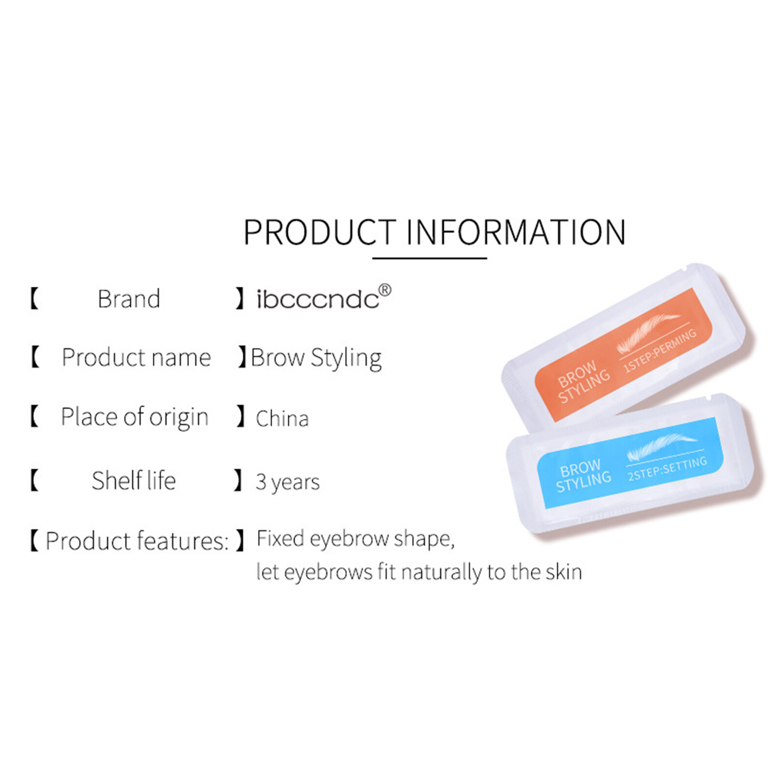 Набор одноразовых инструментов для укладки бровей ibcccndc Brow Styling, химическая завивка бровей, естественная форма бровей