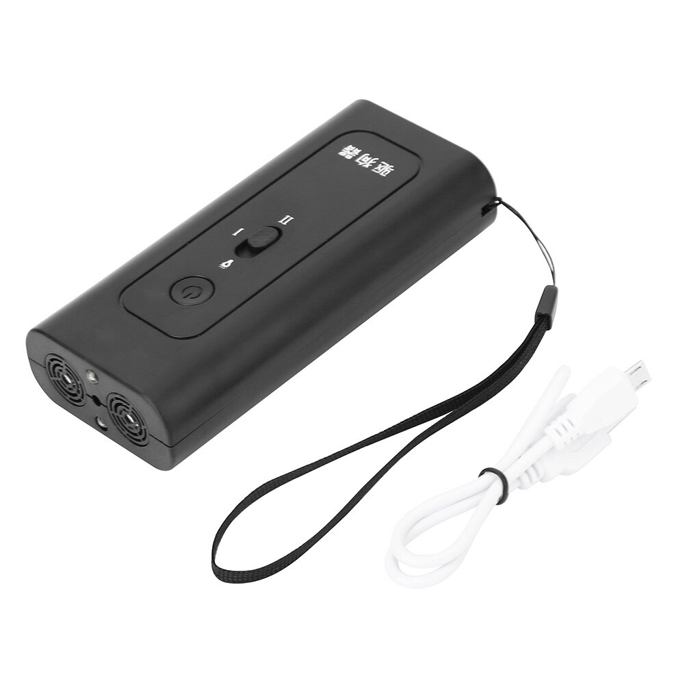 Ультразвуковой отпугиватель собак, устройство против лая и остановки лая, с зарядным кабелем