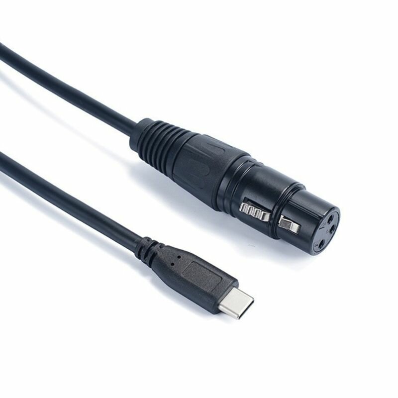 Аудиокабель TYPE C male digital audio to XLR female аудиокабель and female-TYPEC