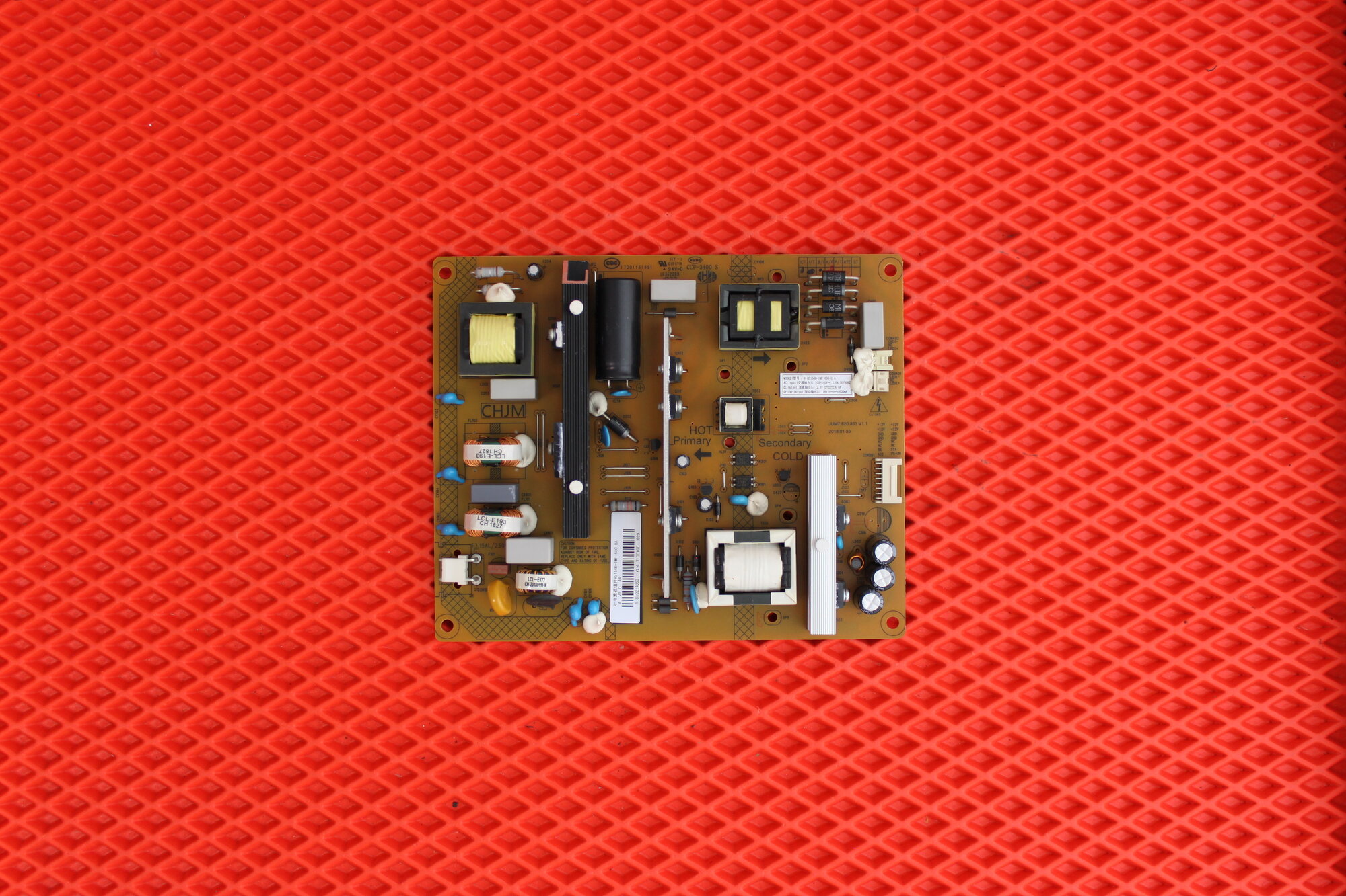Блок питания (PSU) JUM7.820.833 V1.1 для телевизора SUZUKI SZTV-49LED6 в надёжной упаковке
