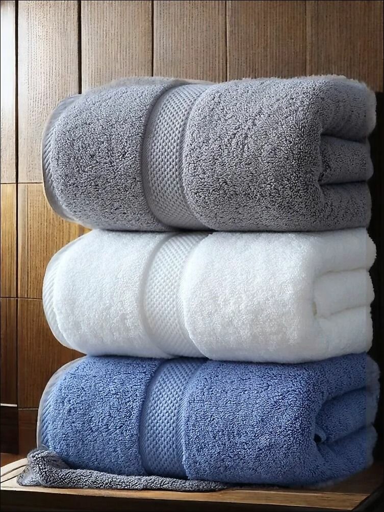 Полотенце банное cotlee, Хлопок, 80x160 см, белый, 1 шт.