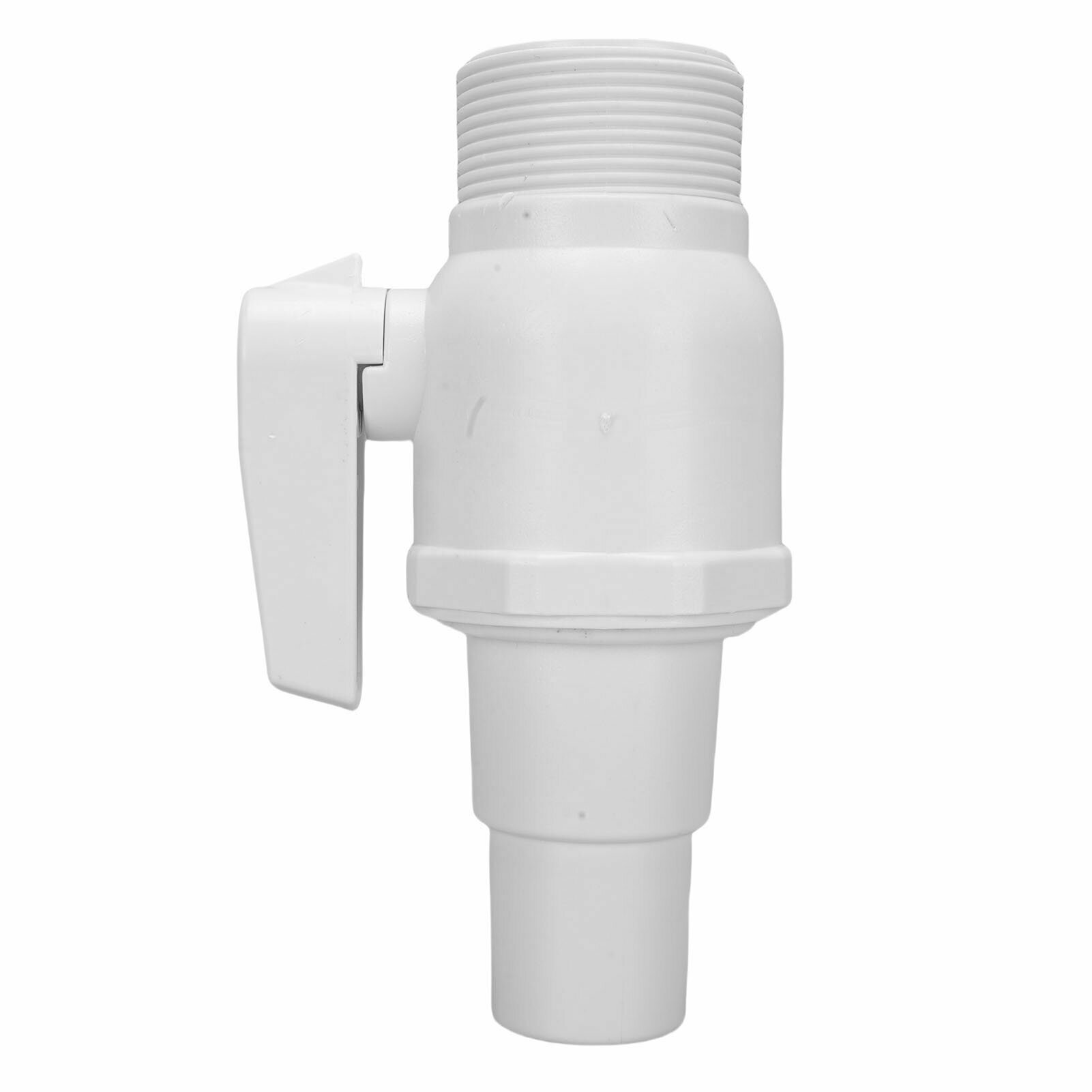 Шаровой Кран: 2-дюймовый Резьбовой, Пластиковый, Прочный ПВХ/АБС Конструкция Для Долговечности, Совместимость С Фильтрами И Насосами - Надежное Регулирование Потока, Простое Обслуживание Скиммера Кран Для Бассейна For Системы Фильтрации Воды