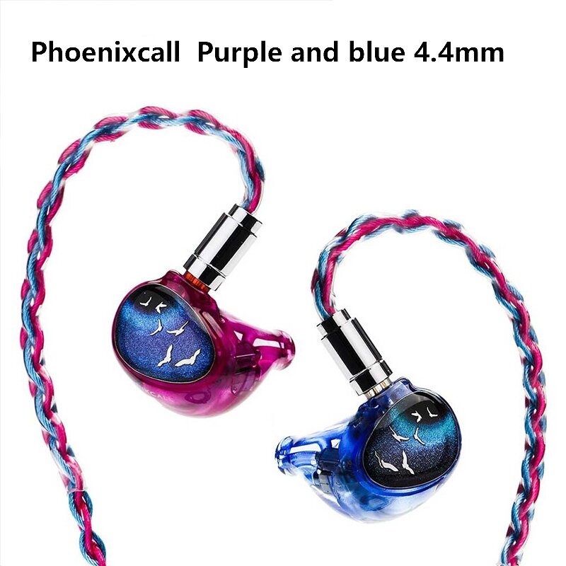 Kinera Celest Phoenixcall наушники Purple and blue 4.4mm