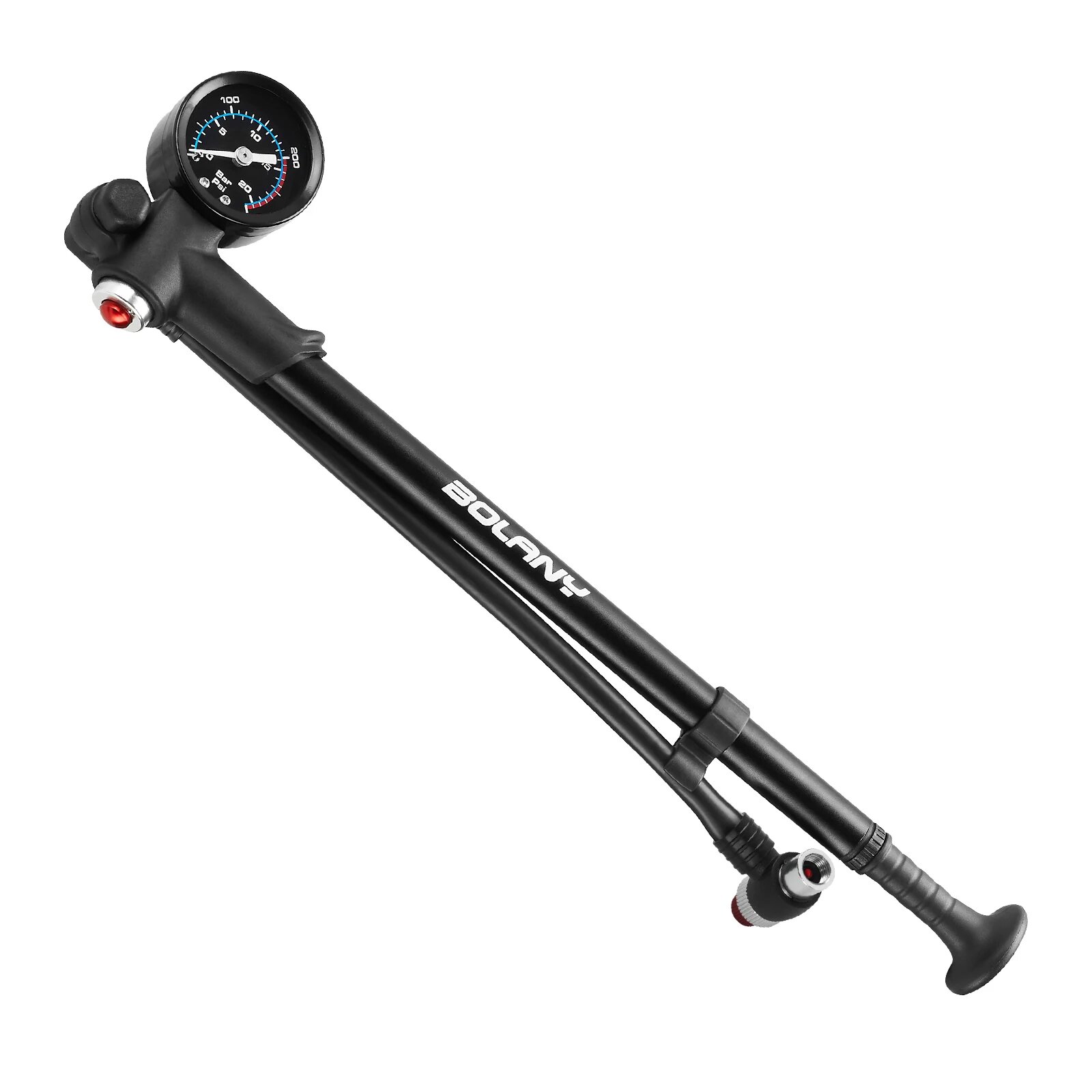 BOLANY Насос для велосипедной подвески, 300psi, Black