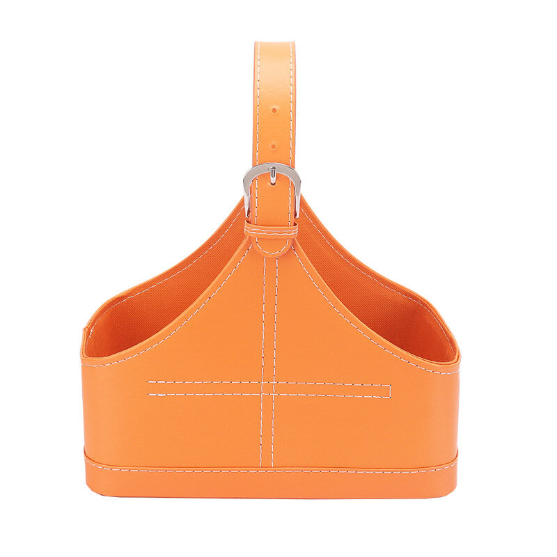 Праздничная кожаная подарочная корзина, элитная подарочная корзина, гостиничная сумка, кожаная корзина, подарочная корзина для презентов.