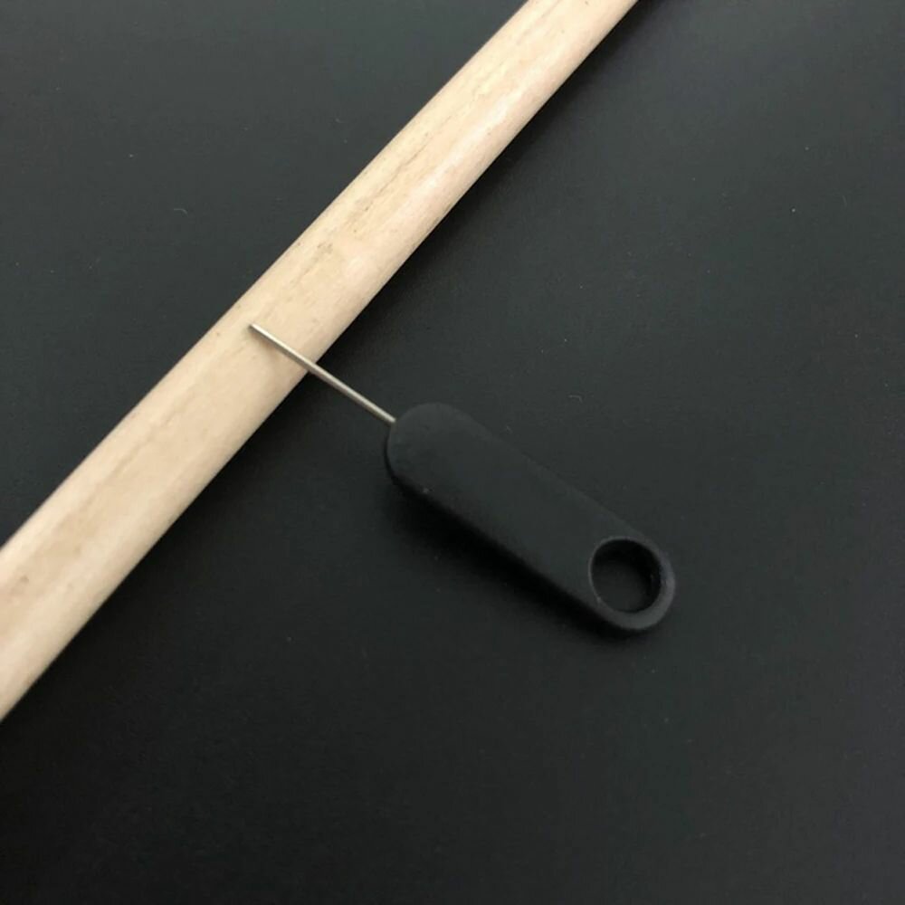 Ключ скрепка для сим карты для симки 2шт черная