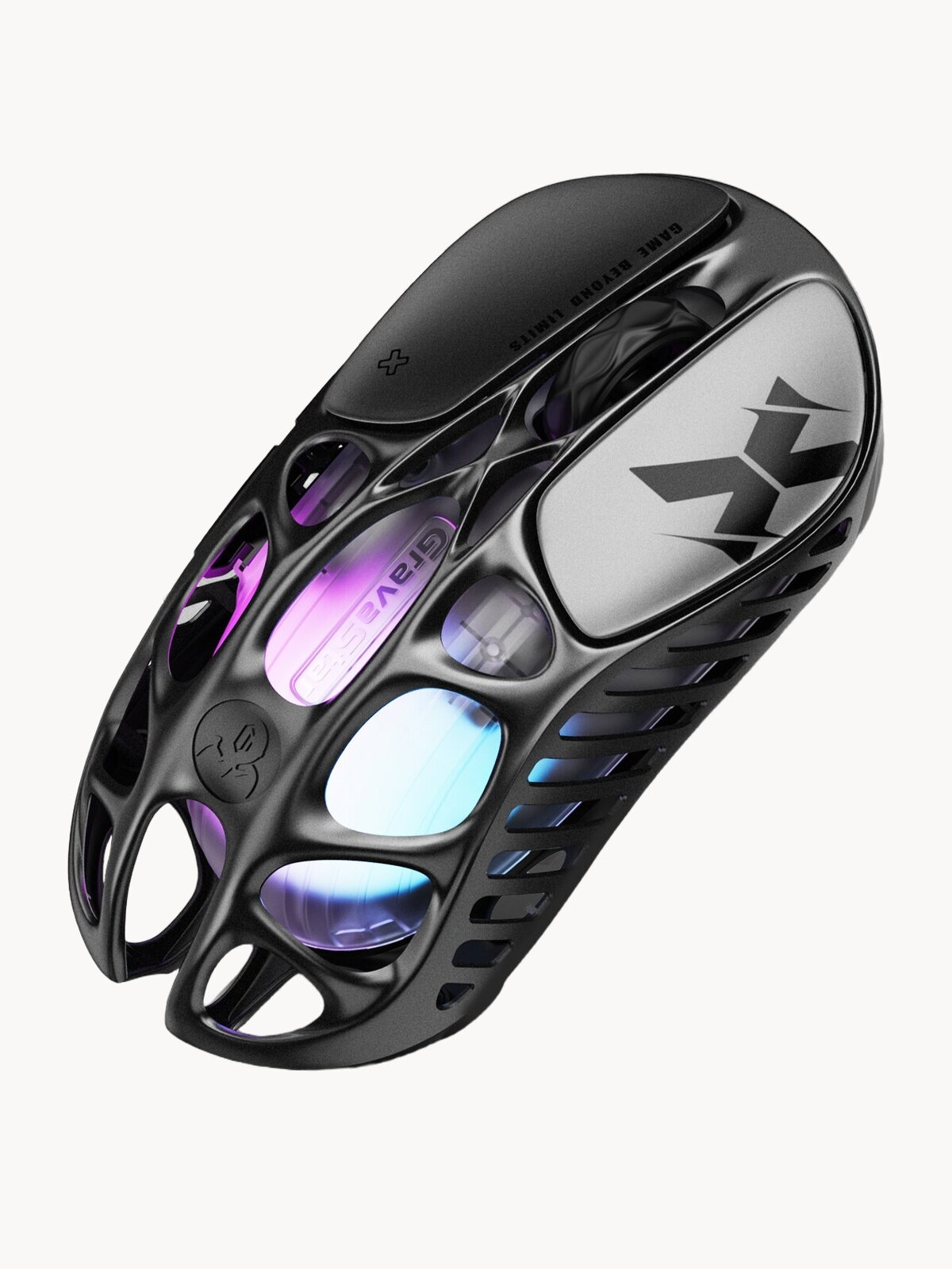 Компьютерная мышь Gravastar Mercury X Black, 3 вида подключения: Bluetooth 5.1, 2,4 ГГц, проводное USB