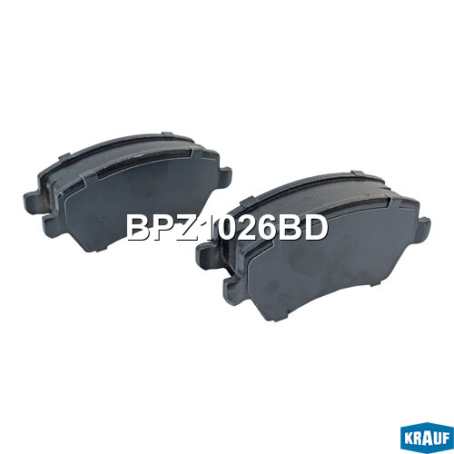 Колодки тормозные дисковые Krauf BPZ1026BD