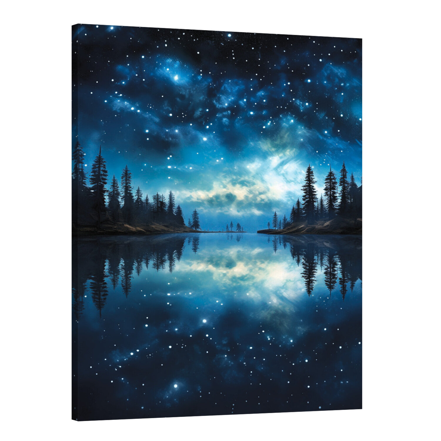 Интерьерная картина 50х70 "Лунное зеркало"