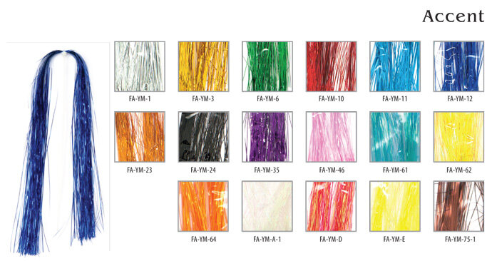 Люрекс Akara Flash Accent 30 см YM-35 металлизированная нить для творчества и украшения