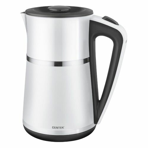 Чайник электрический CENTEK CT-0028, 2200Вт, белый и черный