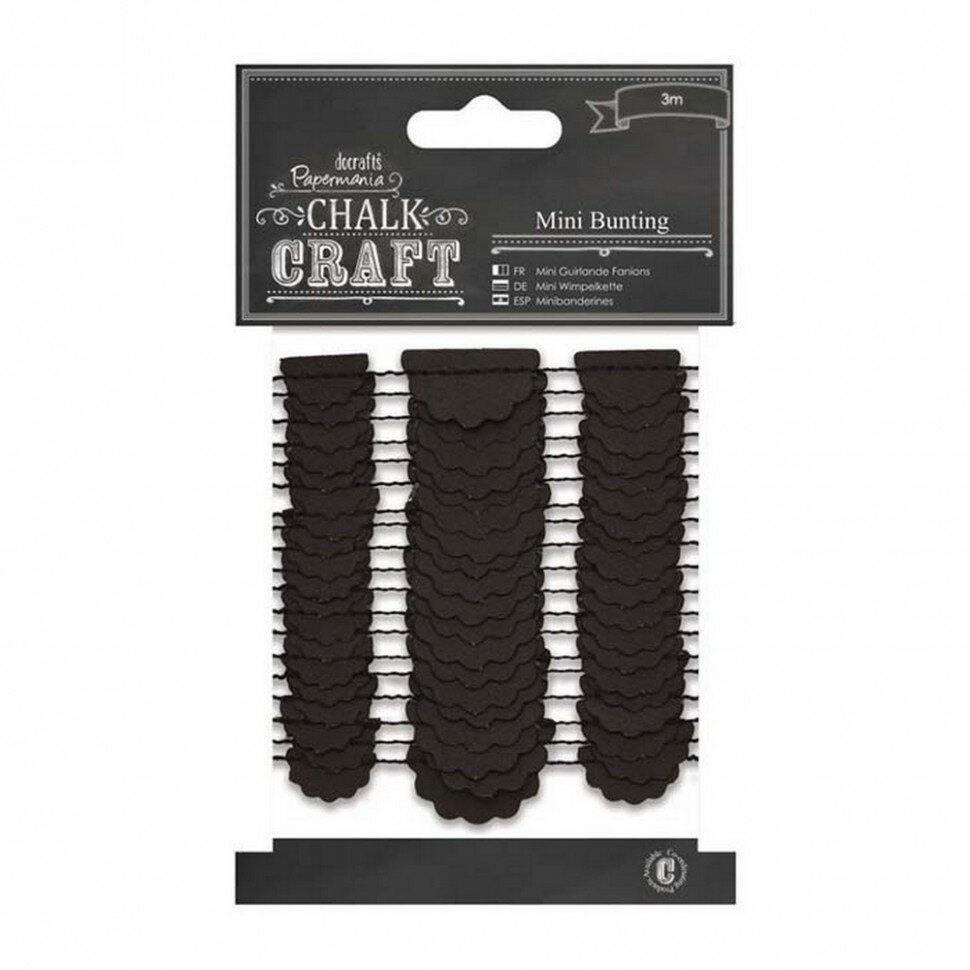 Docrafts PMA355426 Набор декоративных элементов Напиши мелом - Гирлянда маленькая, 3 м