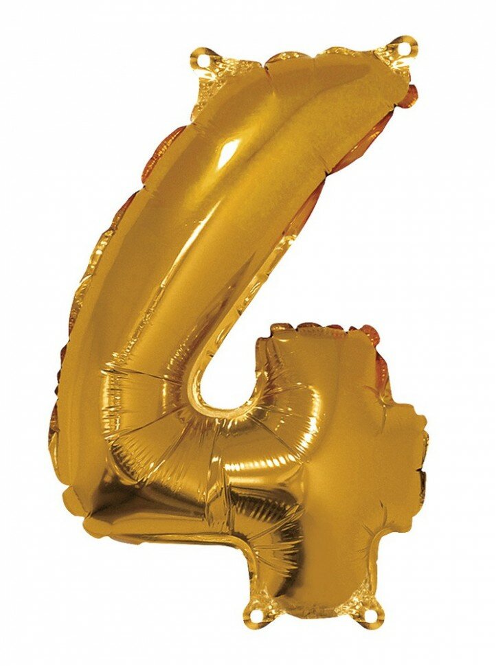 Rayher 87036616 Шар-цифра "4", 40 см