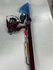 Удочка Shimano, 4м, с катушкой, телескопическая, карбоновая, красная