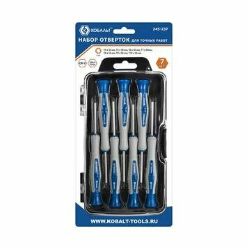 Набор отверток для точных работ кобальт Ultra Grip 50мм (7шт)