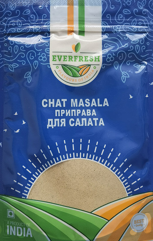 CHAT MASALA, Everfresh (Приправа для салата, Эверфреш), 100 г.