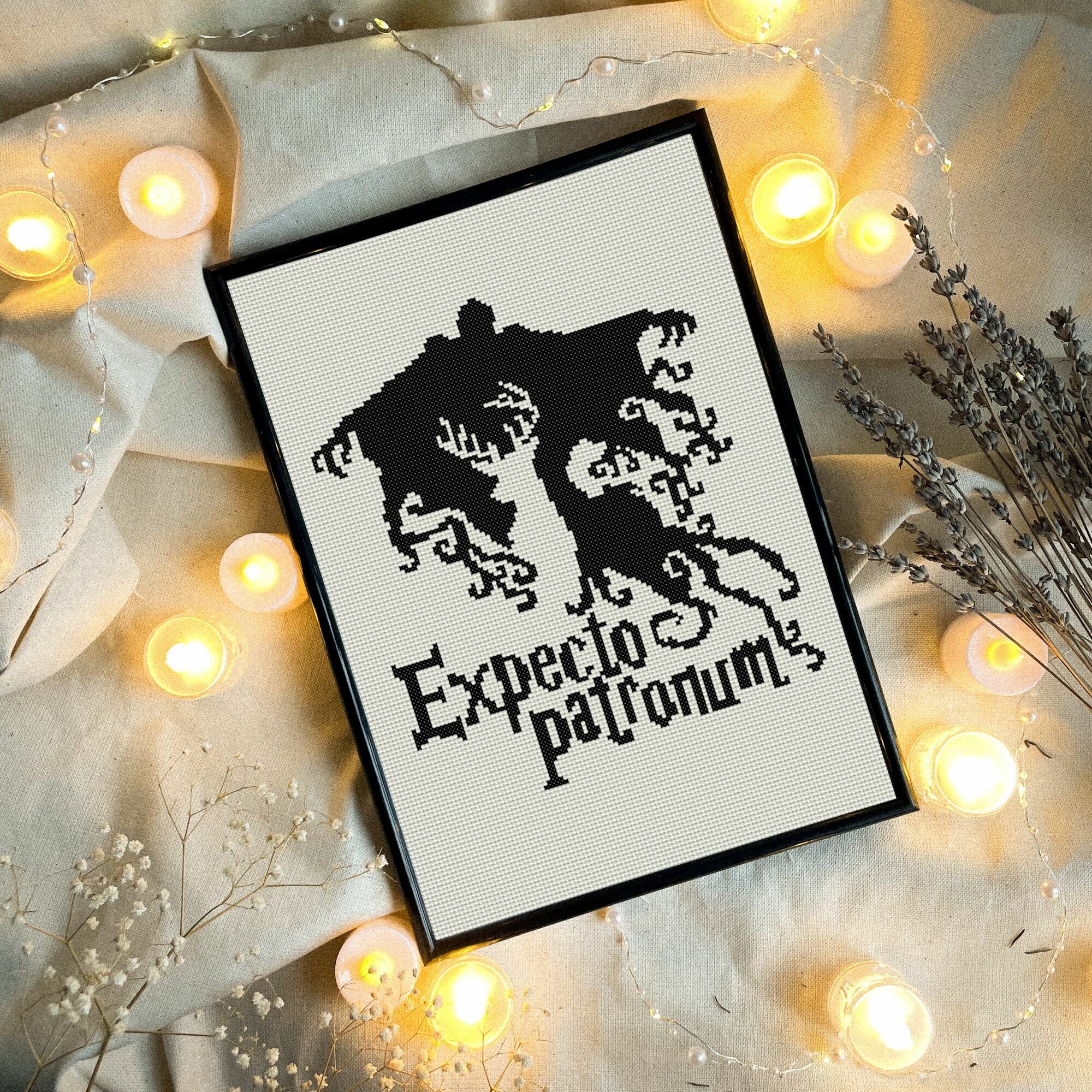 Набор для вышивания крестом Гарри Поттер, размер вышивки А4, размер канвы 30х40