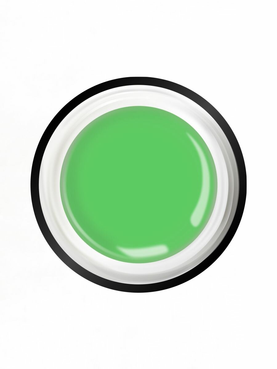 Nail Club Гель-краска для ногтей с липким слоем GO-05 Salad, 5 мл.