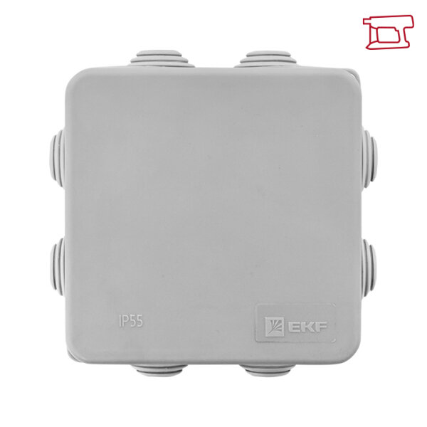 Коробка распаячная EKF КМР-030-031 (plc-kmr-030-031)