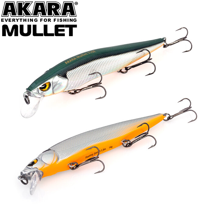 Воблер Akara Mullet 130F 23 гр. A23