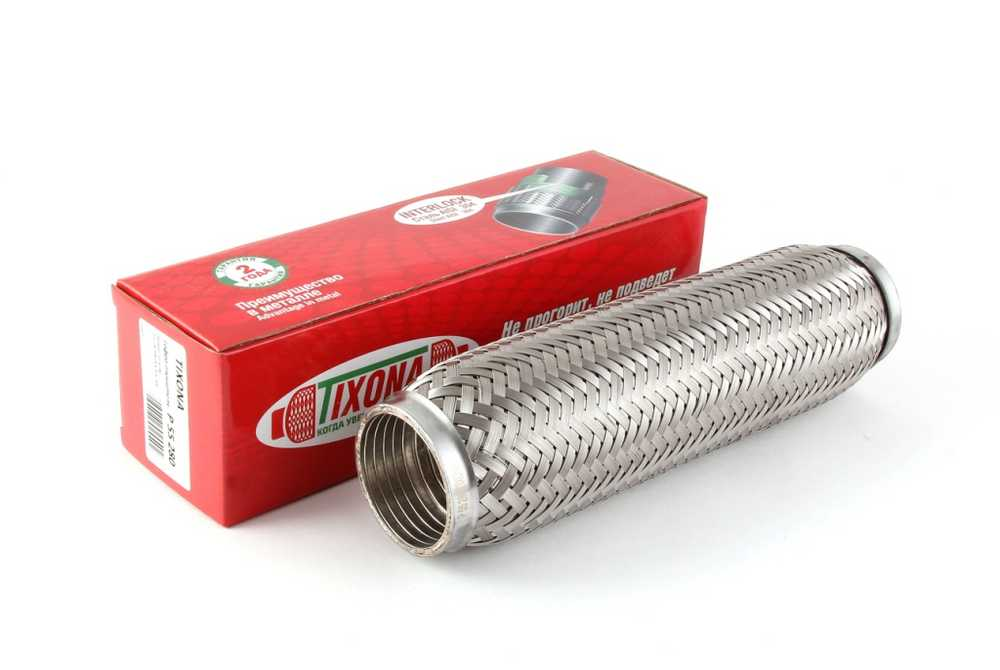 TIXONA P55280 гофра глушителя с металлорукавом универсальная\ d55хl280